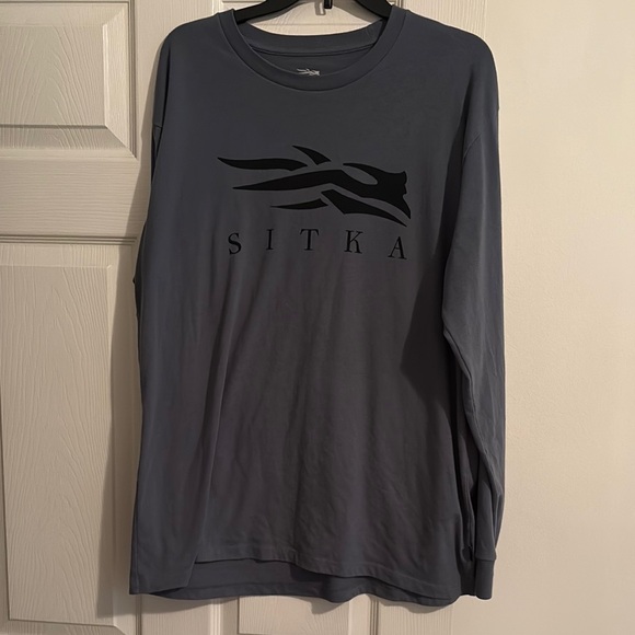 sitka | Shirts | Mens Sitka Logo Long Sleeve Shirt | Poshmark